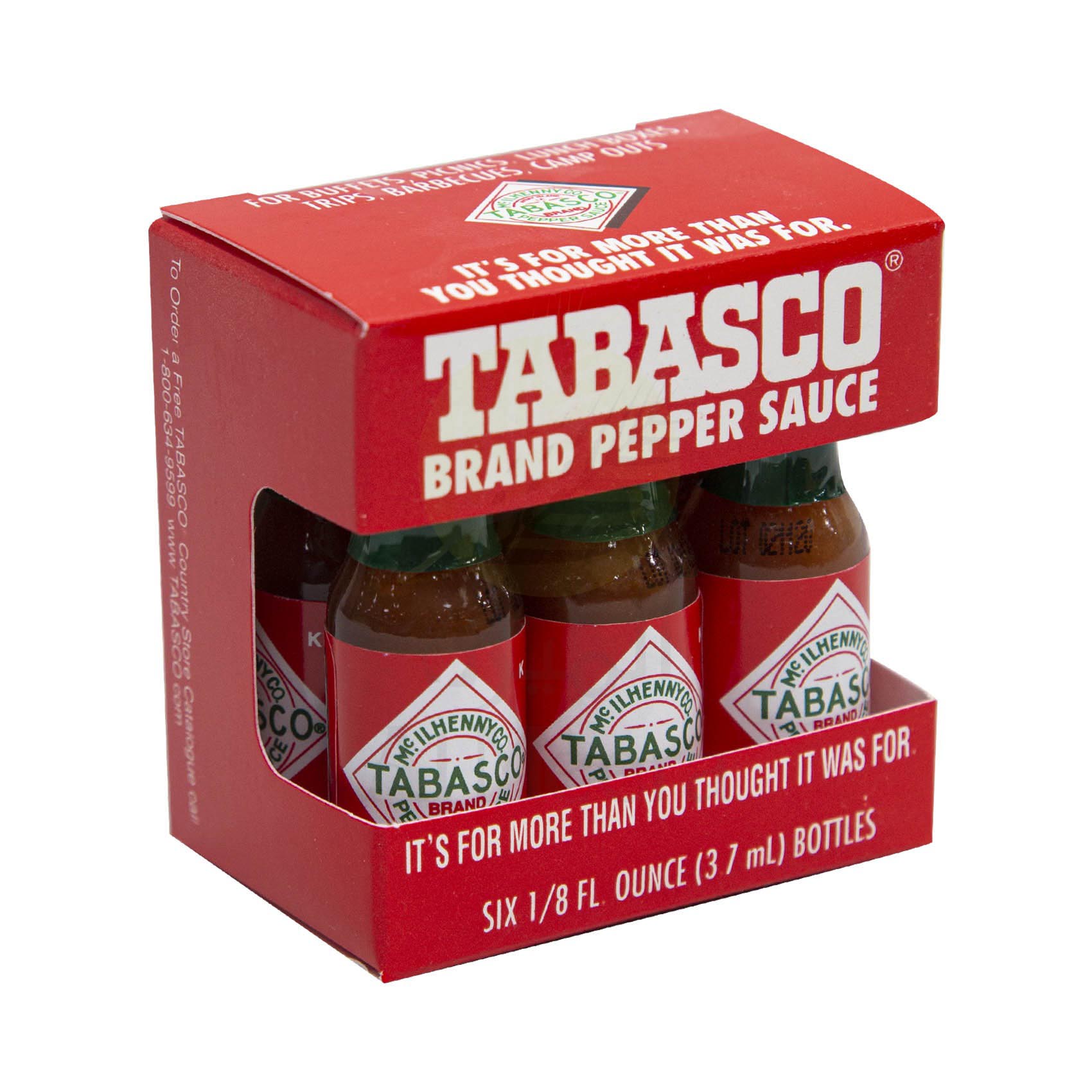 TABASCO Pepper Sauce 6pcsx3.7ml