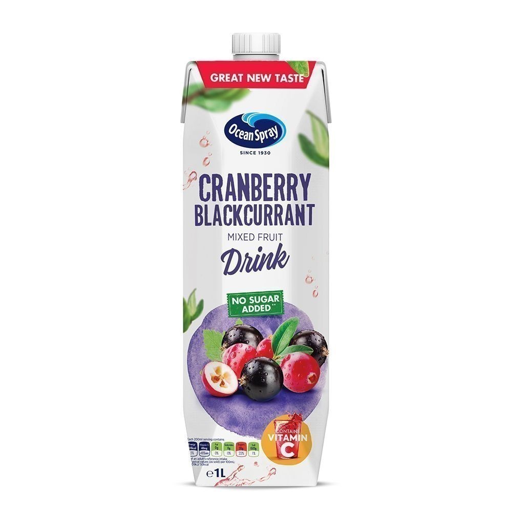 OCEAN SPRAY CRANBRY BLKCURRANT JUICE 1L