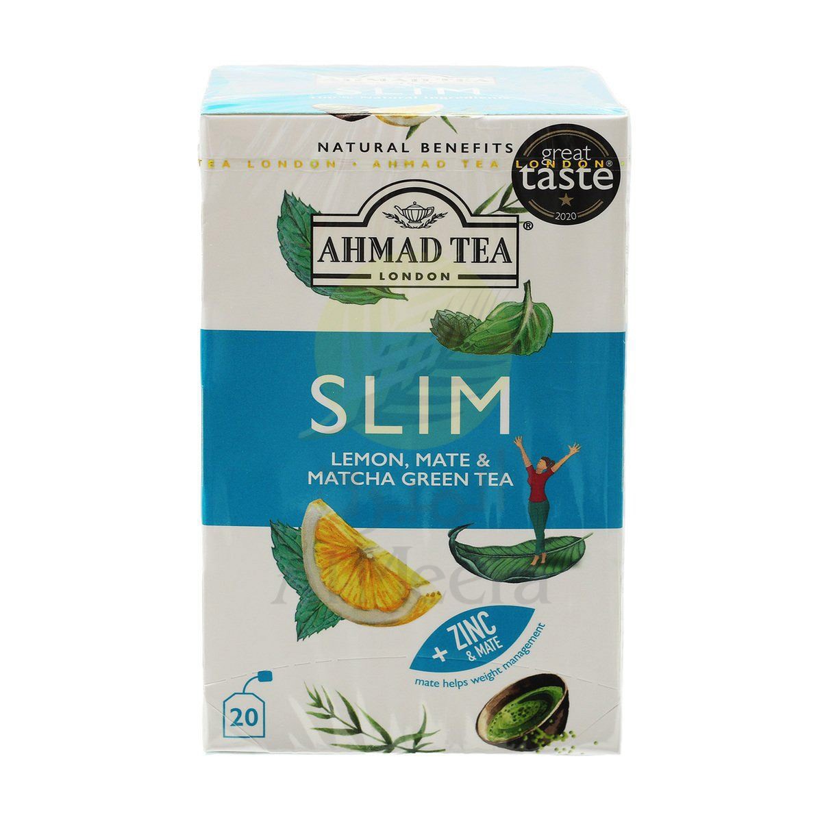 AHMAD TEA SLIM LMN MATE MATCHA 20TB 30G