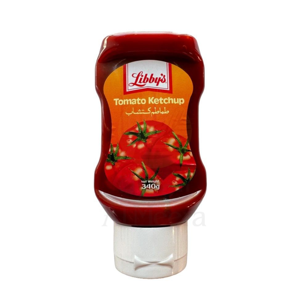 LIBBYS REG TOMATO KETCHUP TOP DOWN 340G