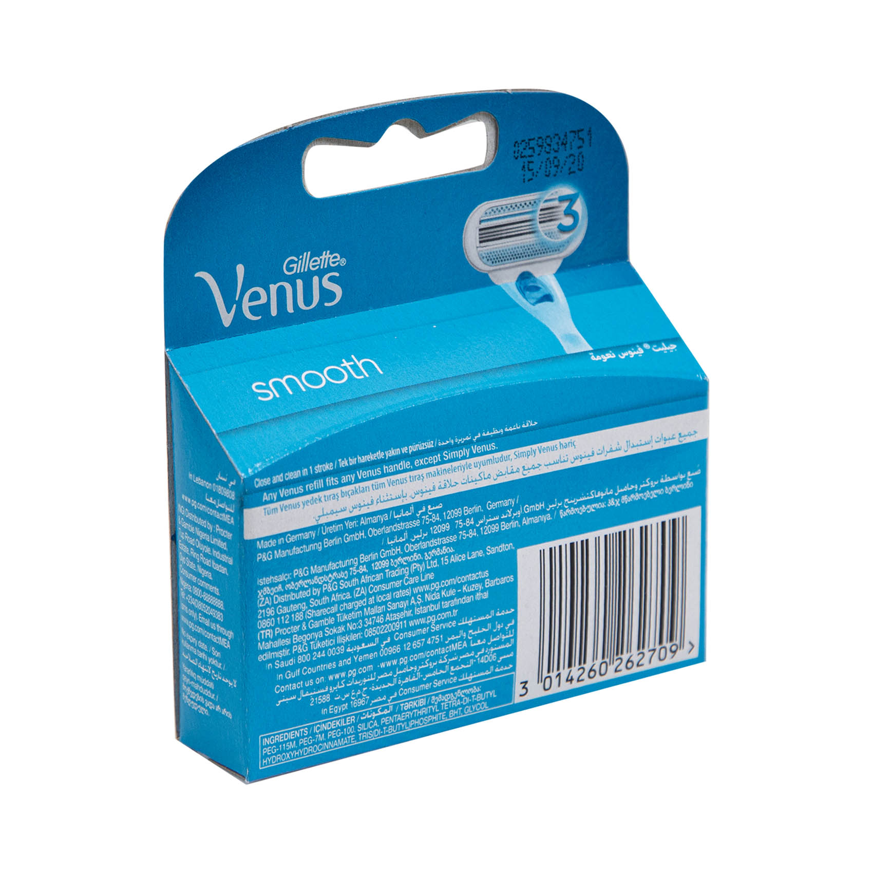 GILLETTE CART.VENUS 4'S