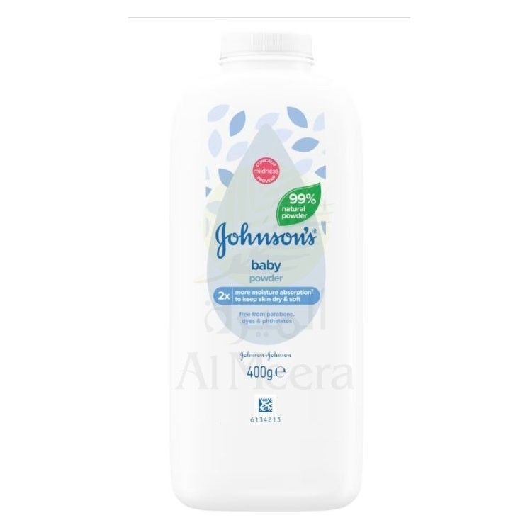 JOHNSONS BABY POWDER 400G