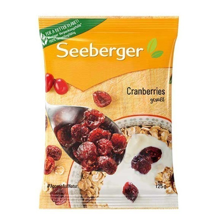 SEEBERGER Cranberries 125G