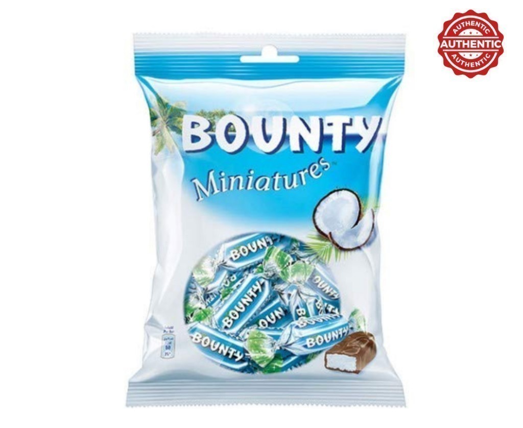 BOUNTY MINIATURES CHOCOLATE 150G
