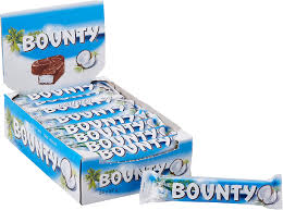 BOUNTY CHOCOLATE BAR 57GX24