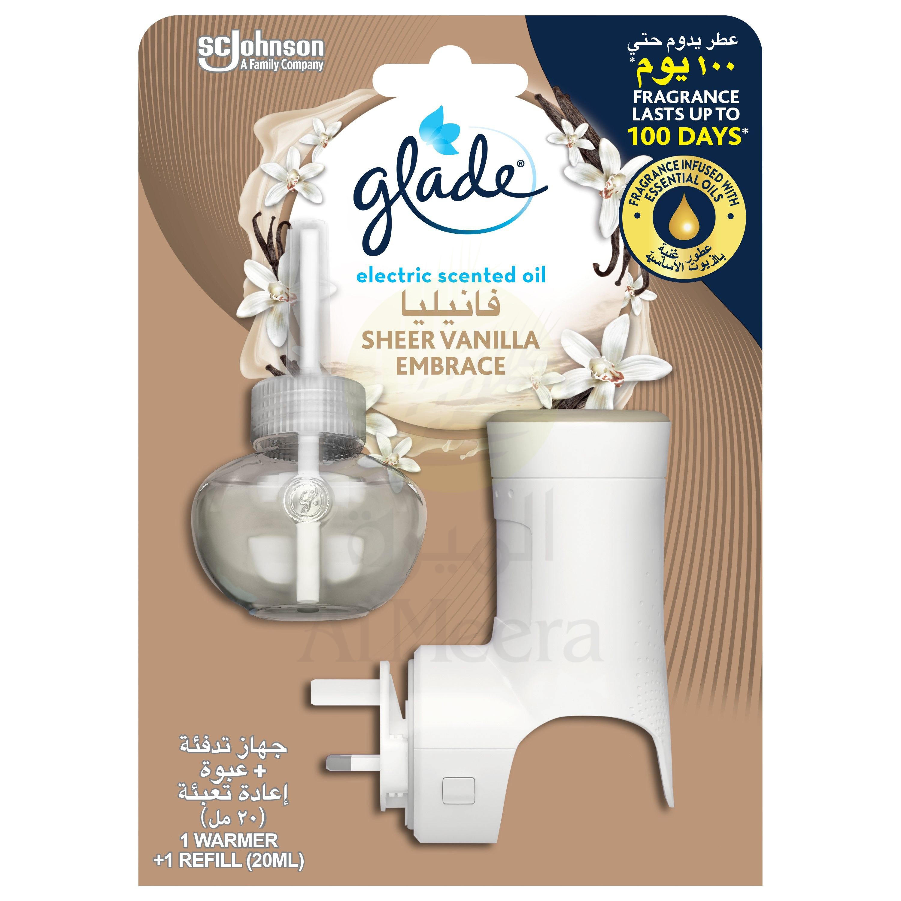 GLADE ELEC PLUGIN HLDR+SCNTD OIL VAN20ML