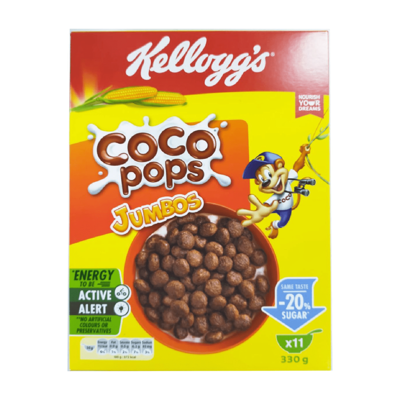 Al Meera Consumer Goods (Q.P.S.C) > KELLOGGS CEREALS COCO POPS JUMBO 330G