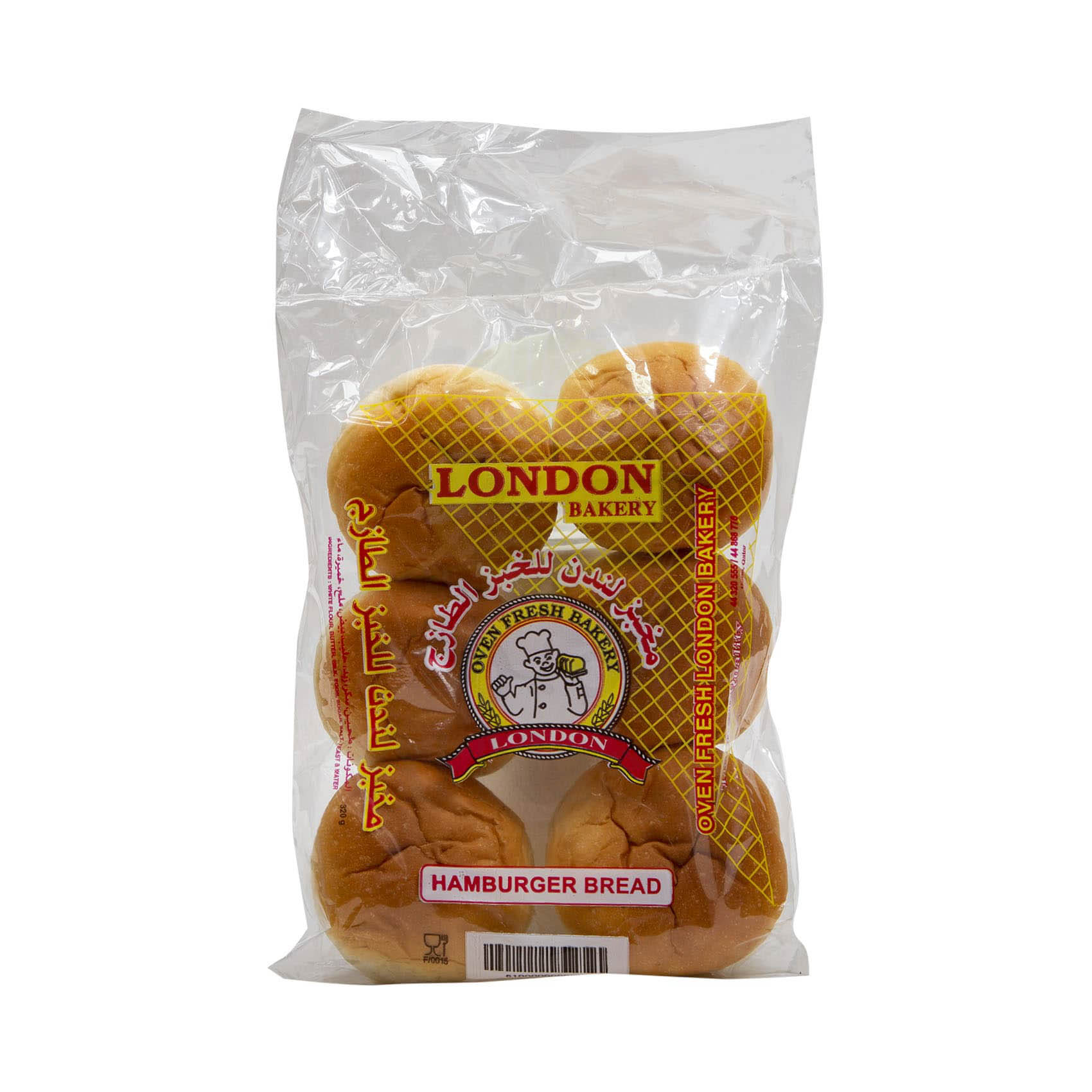 LONDON HUMBERGER BUNS 6 PCS