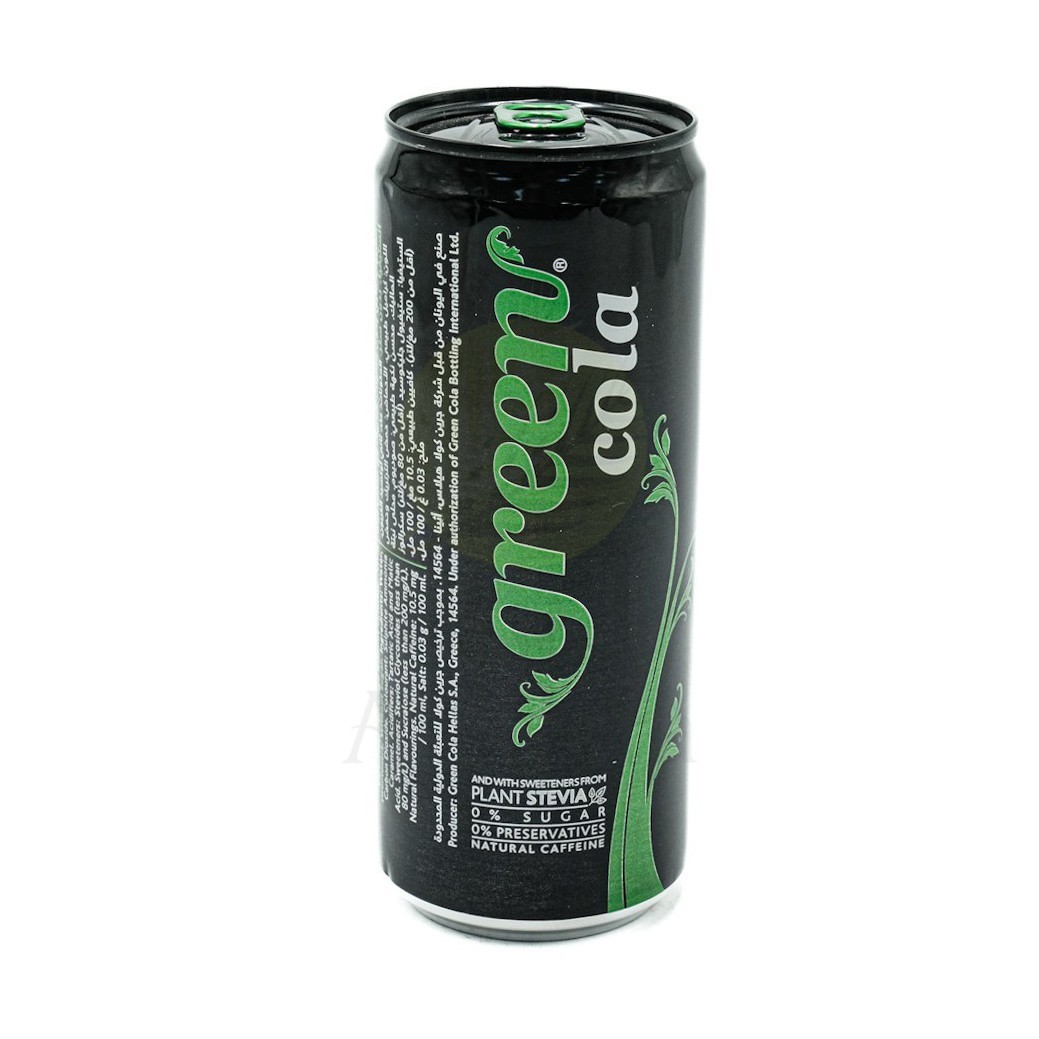 GREEN COLA CAN 330ML