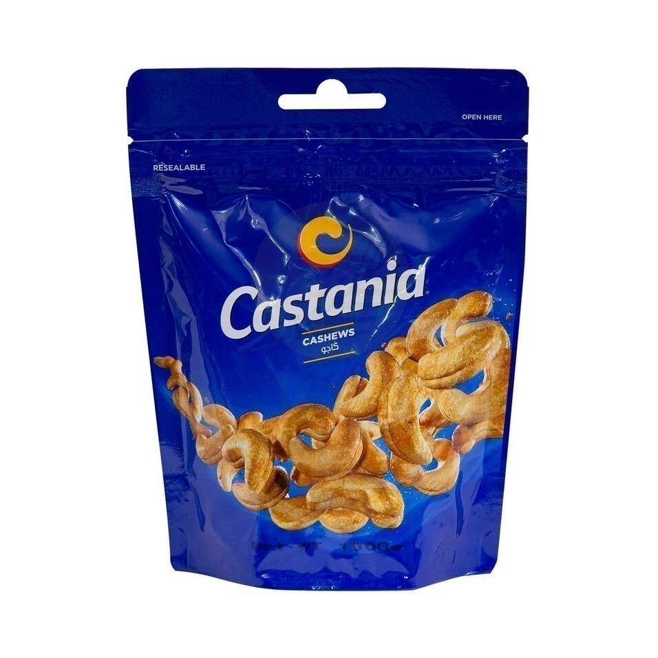 CASTANIA CASHEWS DOY PACKS 100G