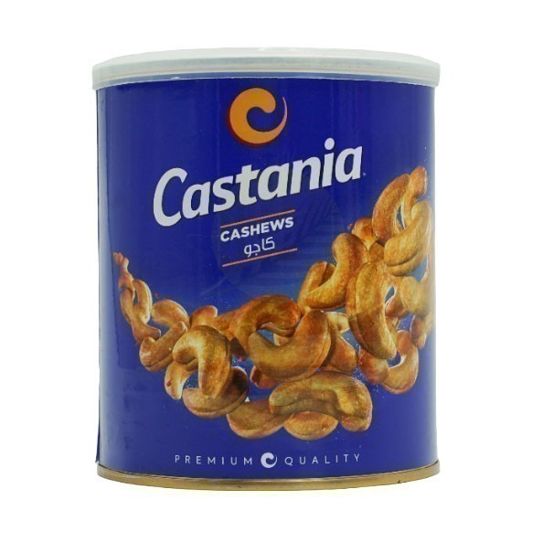 CASTANIA ROASTED CASHEW NUTS TINS 250G