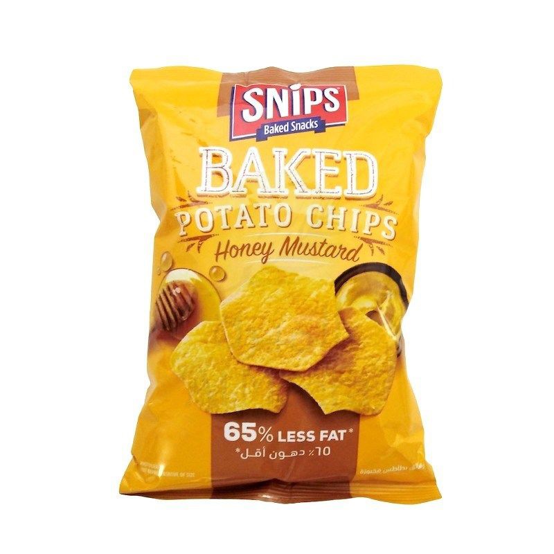 Snips Baked Honey Mustard Potato Chips 42G