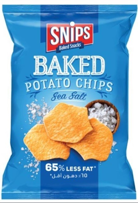 SNIPS SEA SALT BAKED POTATO CHIPS 150G