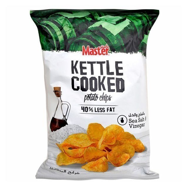 MASTER KETTLE COOKED SALT&VINEGAR 170G