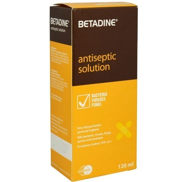 BETADINE ANTISEPTIC SOLUTION 120ml