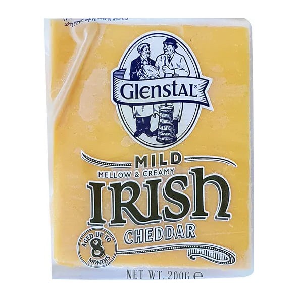 GLENSTAL MILD COLORED CHEDDAR CHEESE 200G
