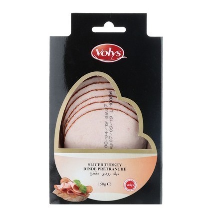 VOLYS TURKEY BREAST FRIED SLICED 150G