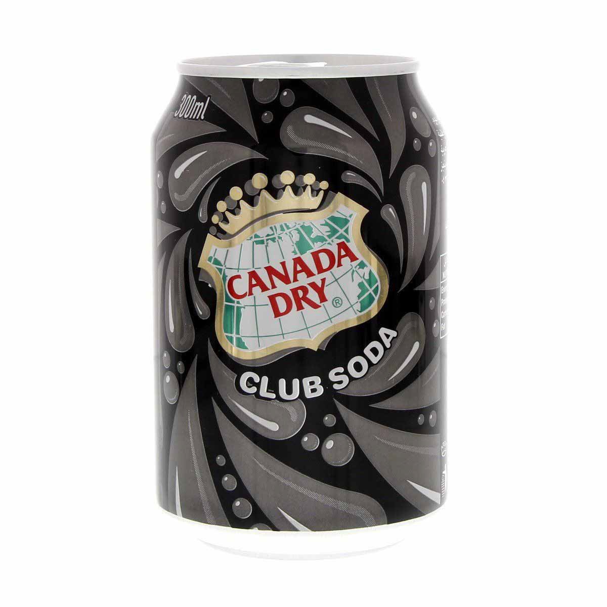 CANADA DRY CLUB SODA CAN 330 ML
