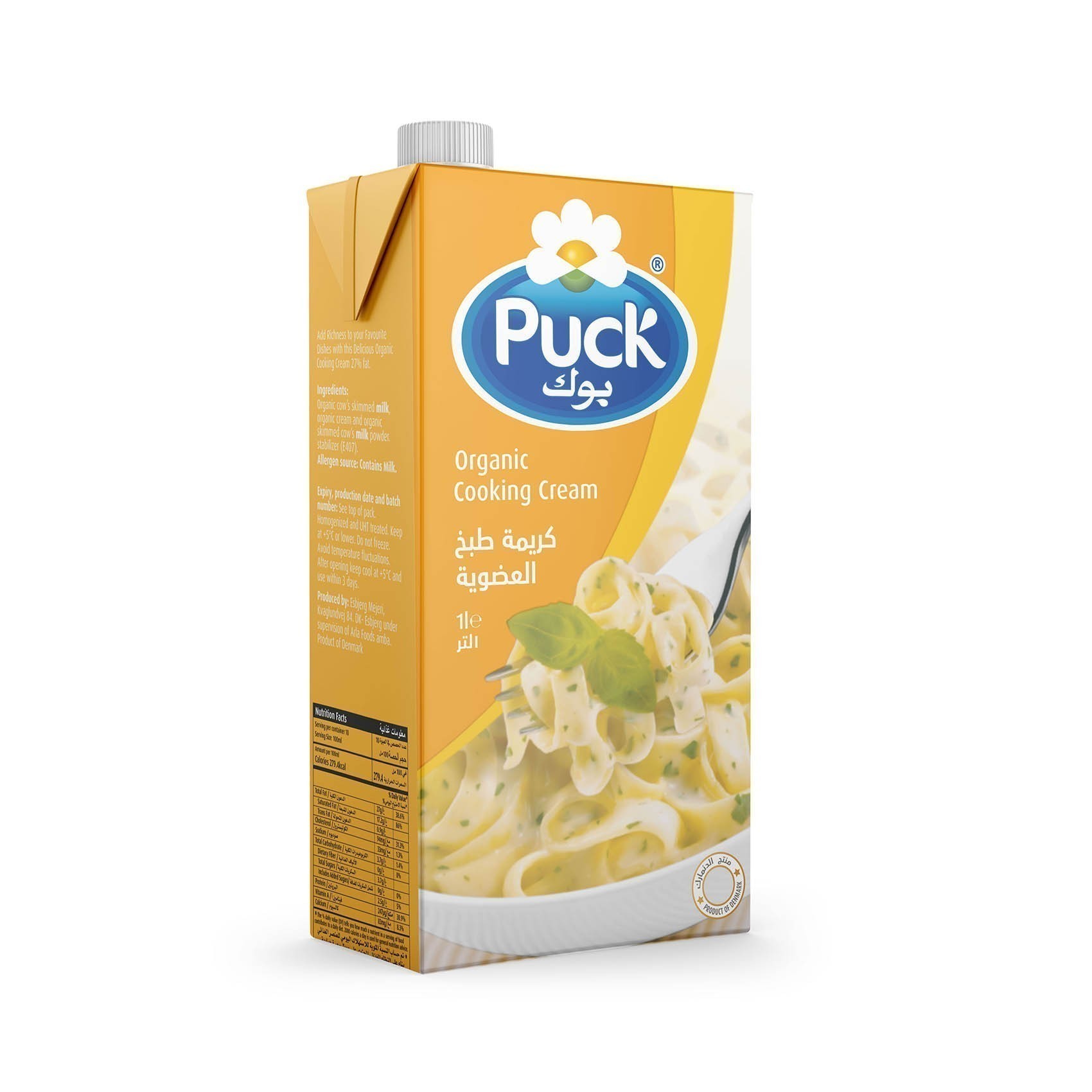 PUCK ORGANIC COOKING CREAM 1L