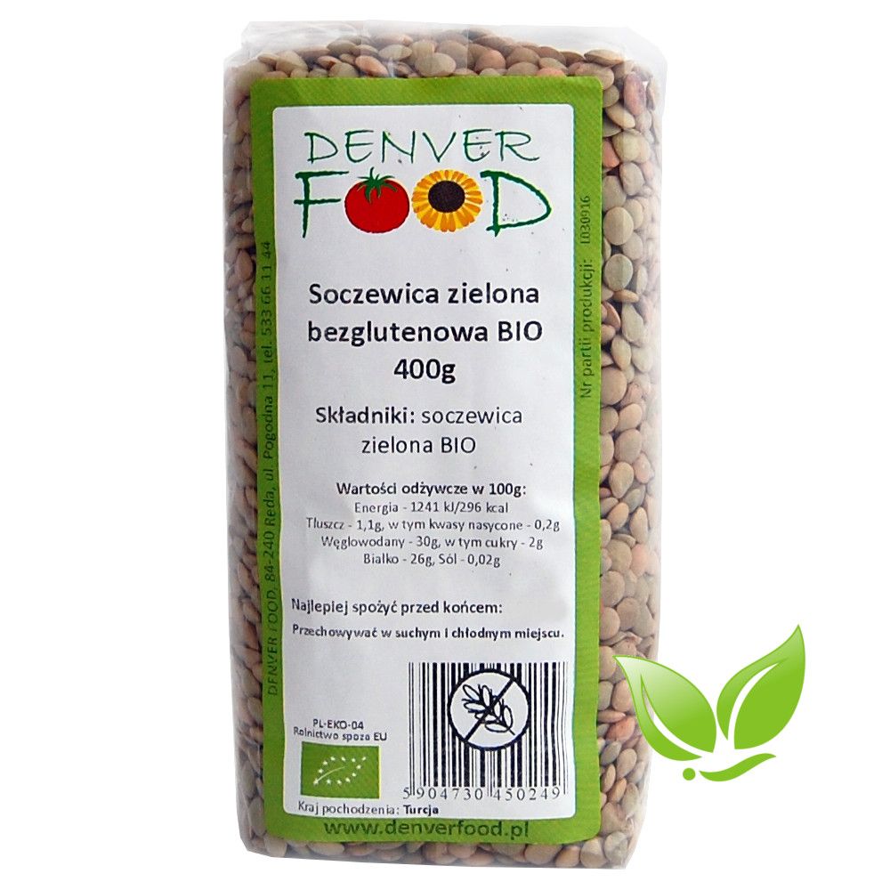 DENVER GREEN LENTIL 400G
