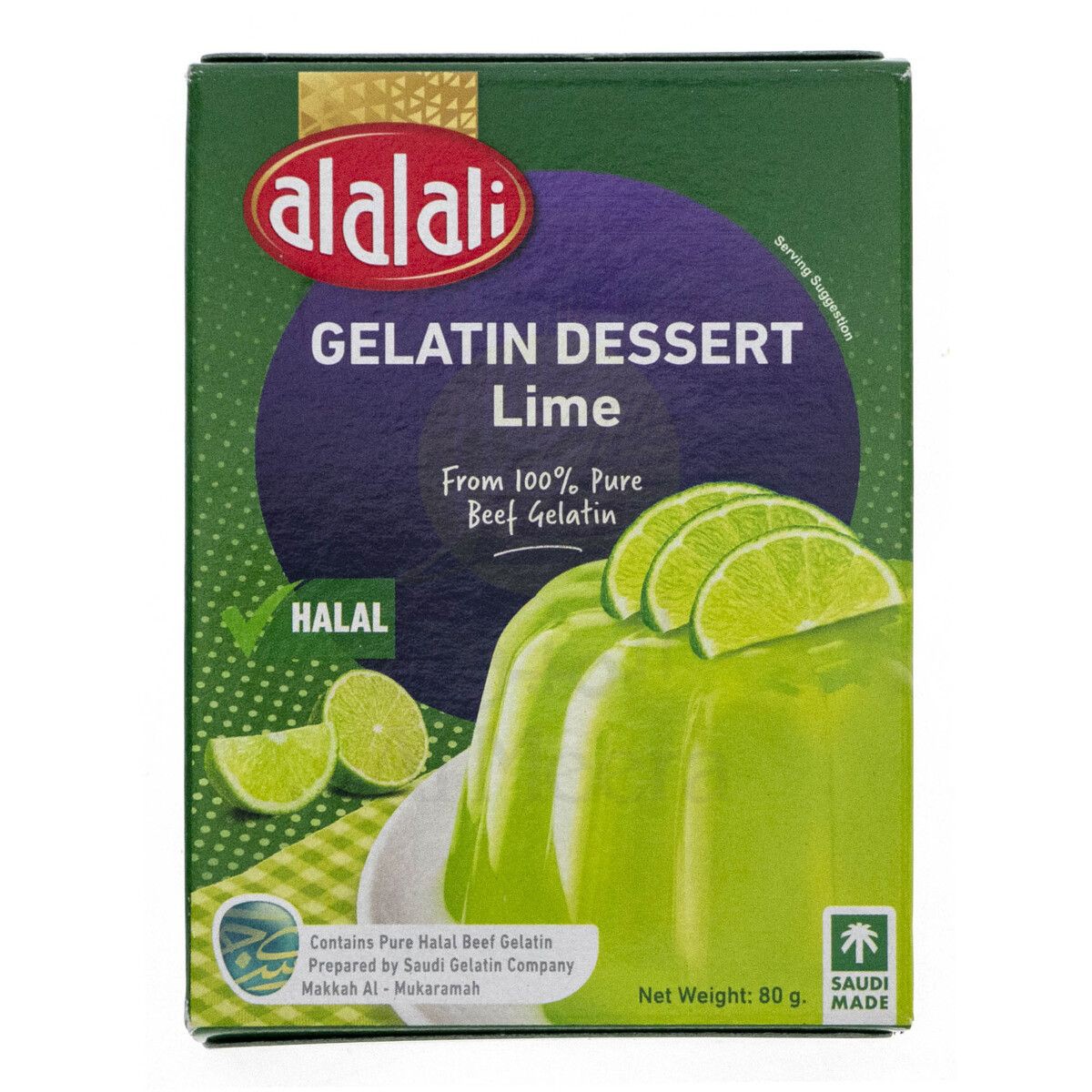 AL ALALI GELATIN LIME 80G