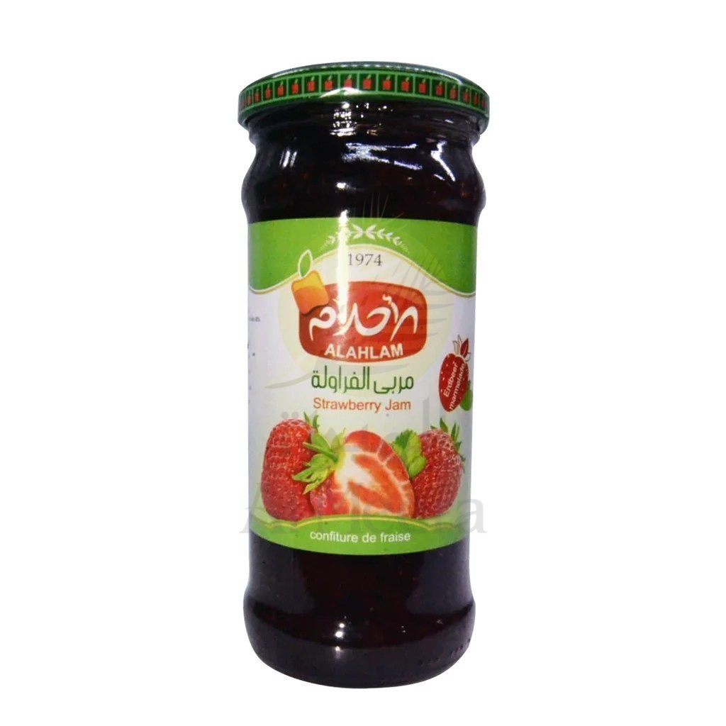 AL AHLAM STRAWBERY JAM 450G