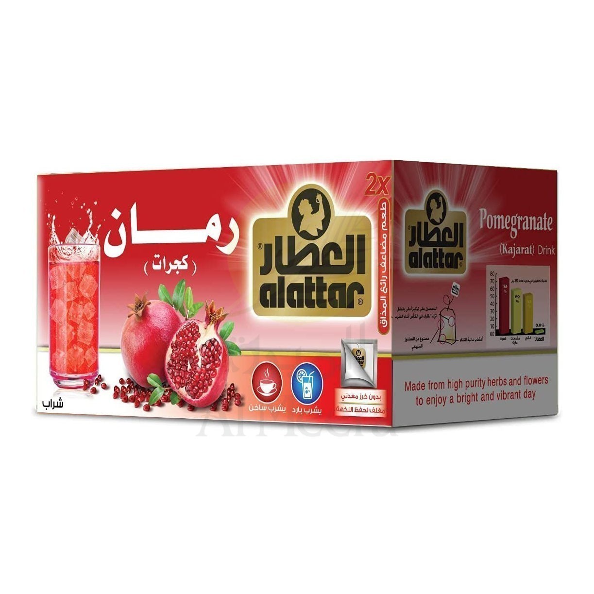 ALATTAR POMEGRANATE TEA BAGS 37.5G