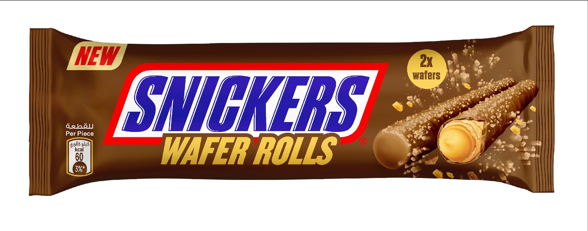 SNICKERS PEANUT WAFER ROLLS 24G
