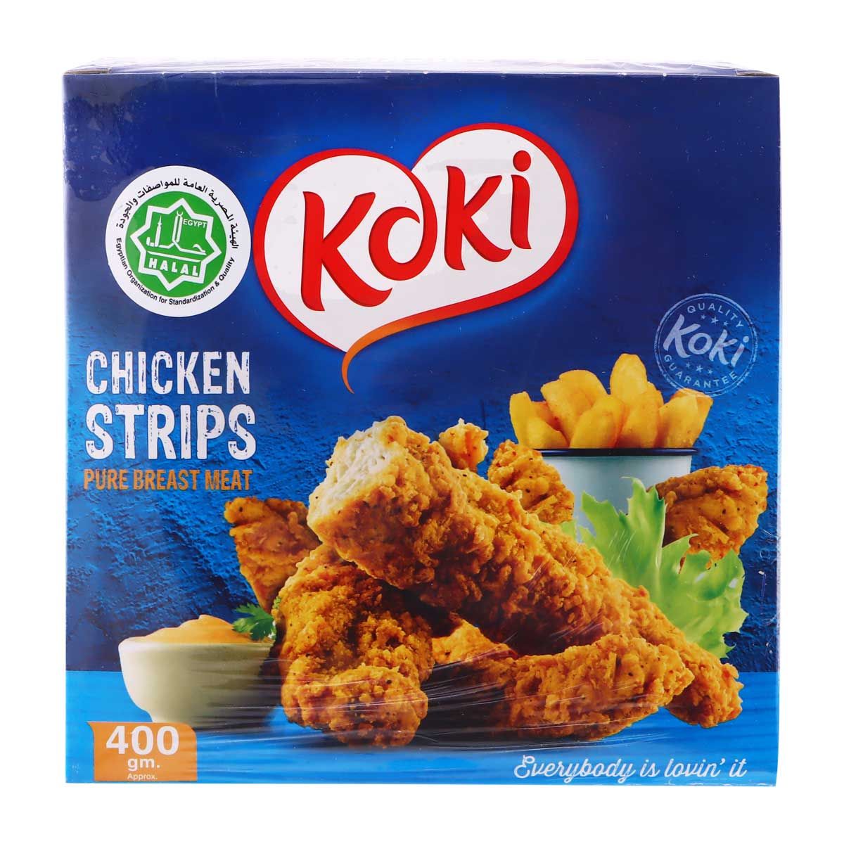KOKI CHICKEN STRIPS ORIGINAL 400GM