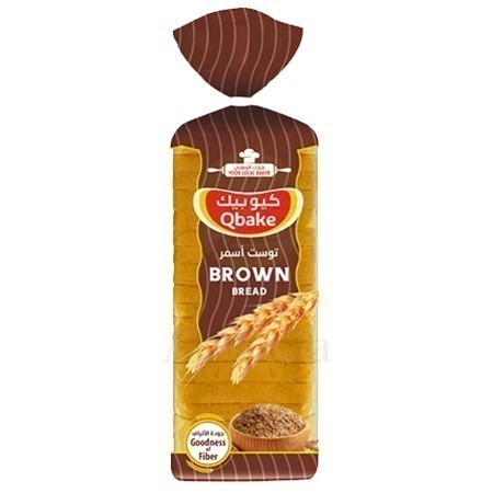 QBAKE SLICE BROWN BREAD MEDIUM 650G