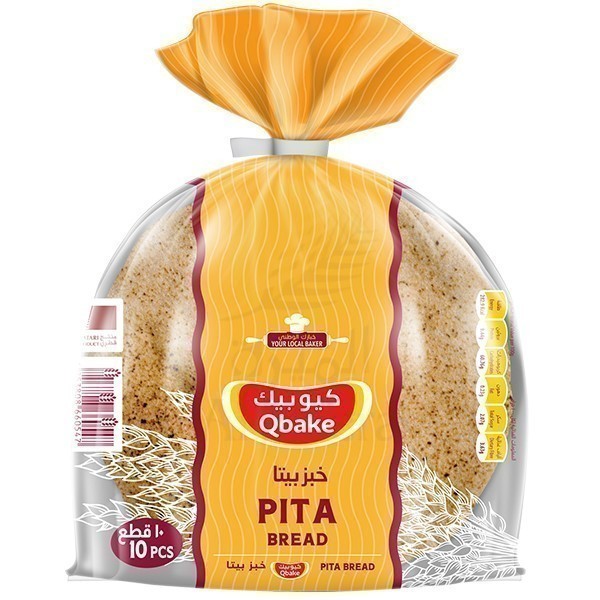 Al Meera Consumer Goods (Q.P.S.C) > Bread > QBAKE Pita Bread 10pcs