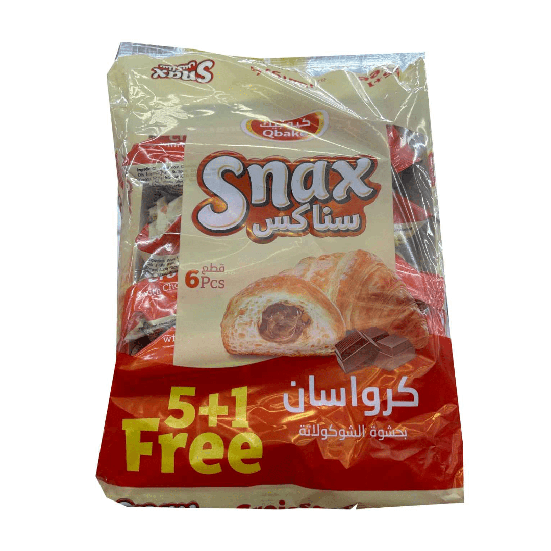 SNAX MINI CHOCOLATE CROISSANT 5+1 264G