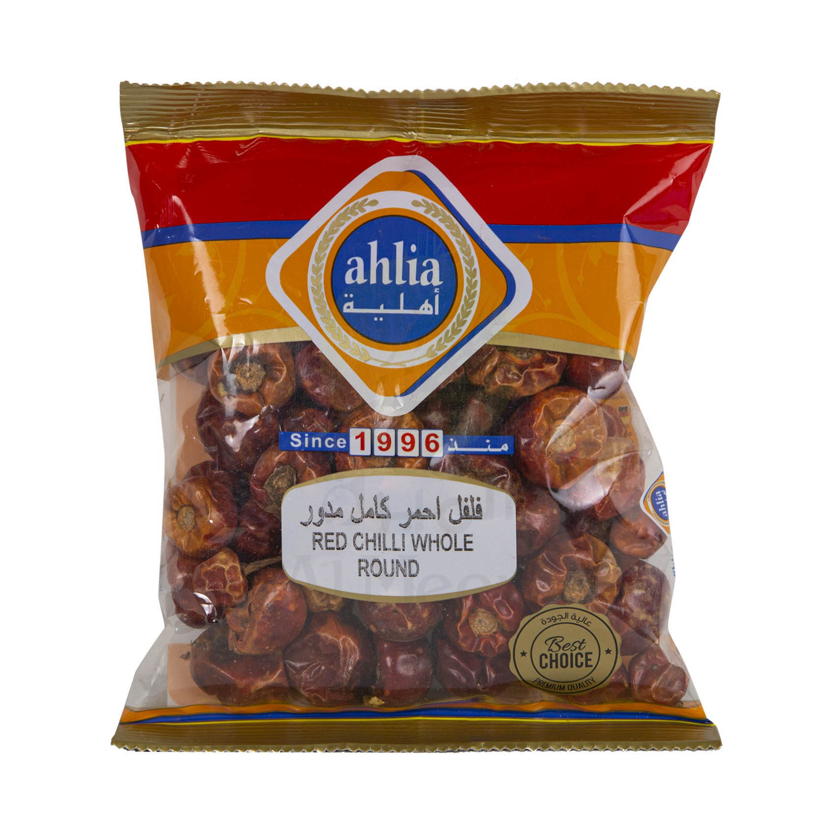 AHLIA RED CHILLI WHOLE ROUND 100G