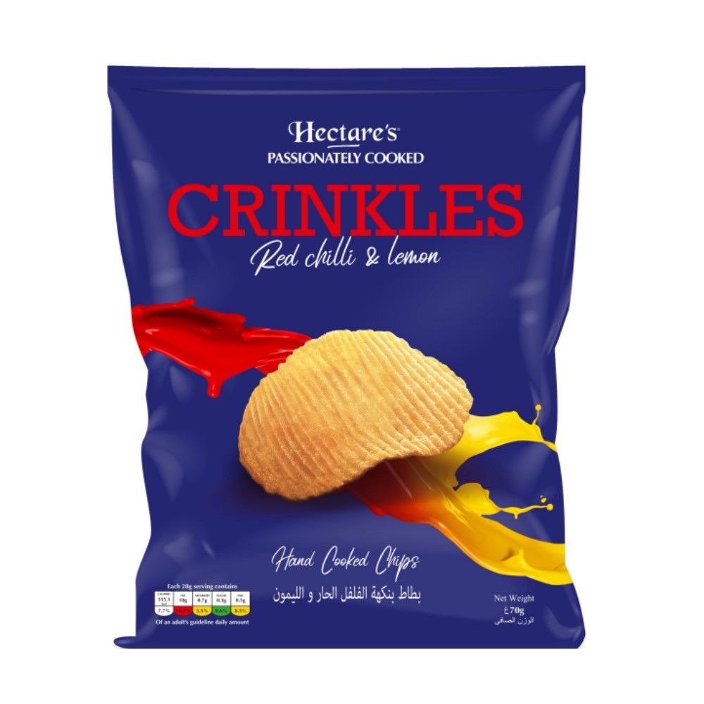 HECTARES CRINKLES RED CHI&LEM CHIPS 70G