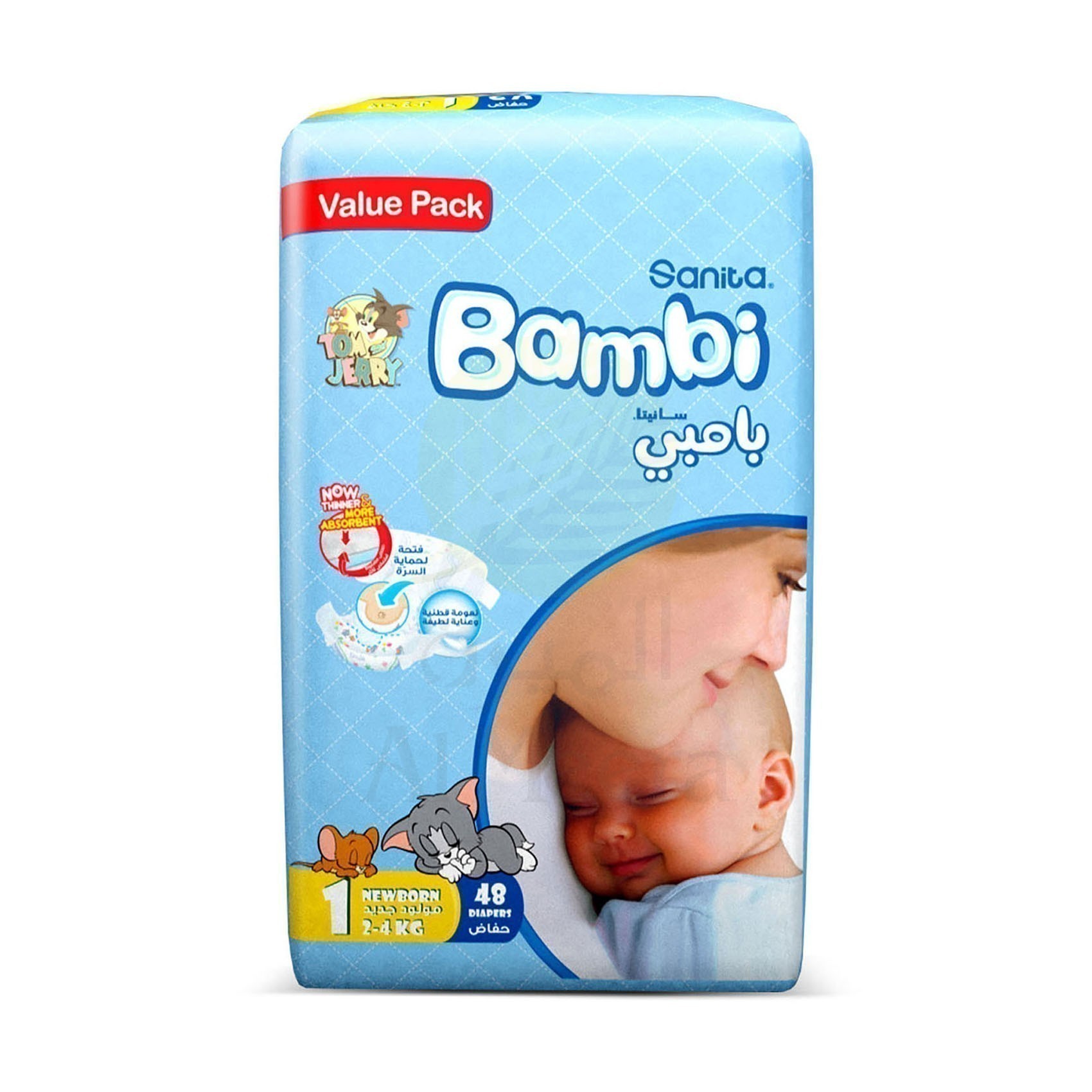 BAMBI B/DIAPER NEWBORN 48S