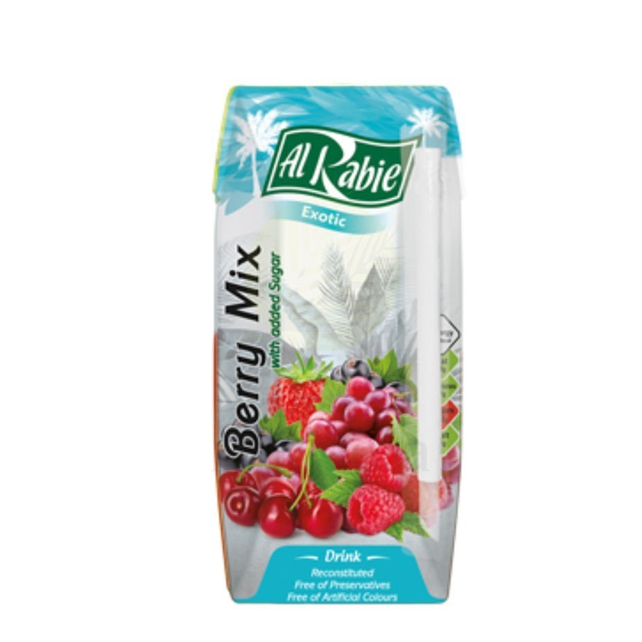 AL RABIE PRISMA JUICEBERRY 185ML