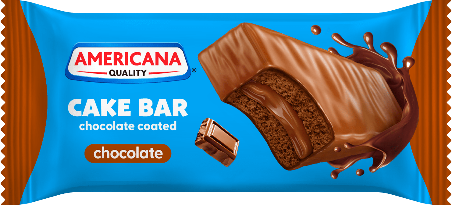 AMERICANA CHOCOLATE COATED CHOCOLATE CAKE BAR 35G