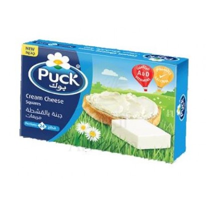 PUCK CREAM CHEESE SQUARES 216G