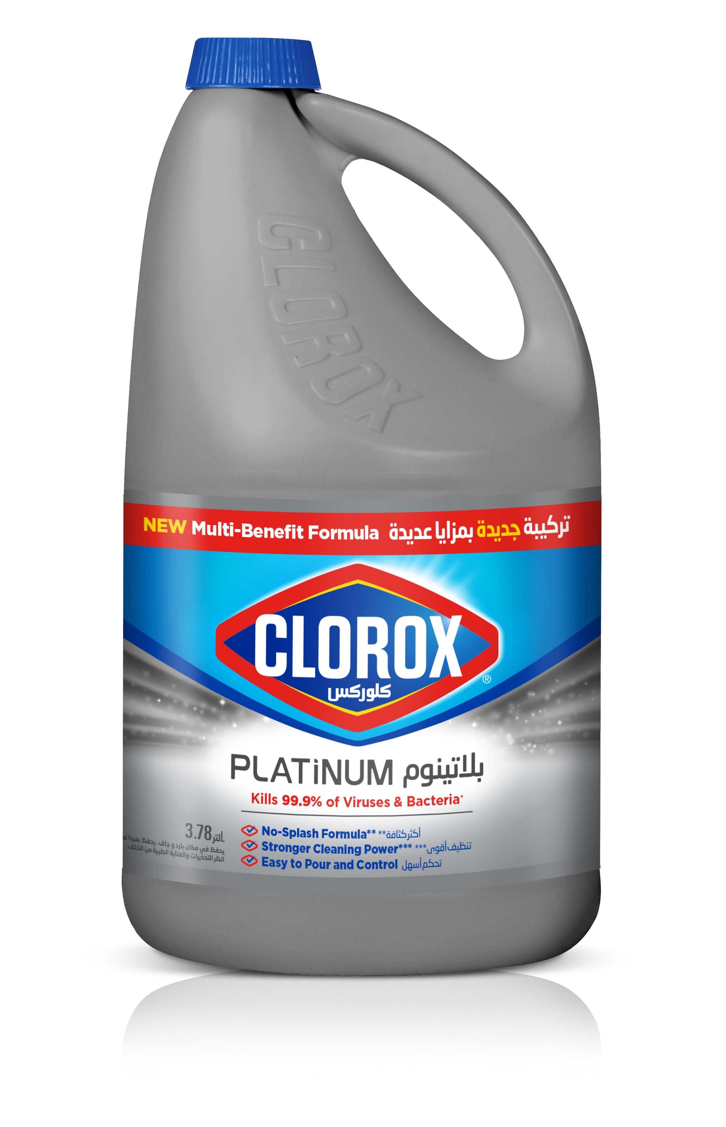 CLOROX PLATINUM ORIG LIQUID BLEACH 3.78L