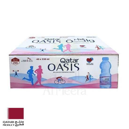 Qatar Oasis Drinking Water, 330ml x 24