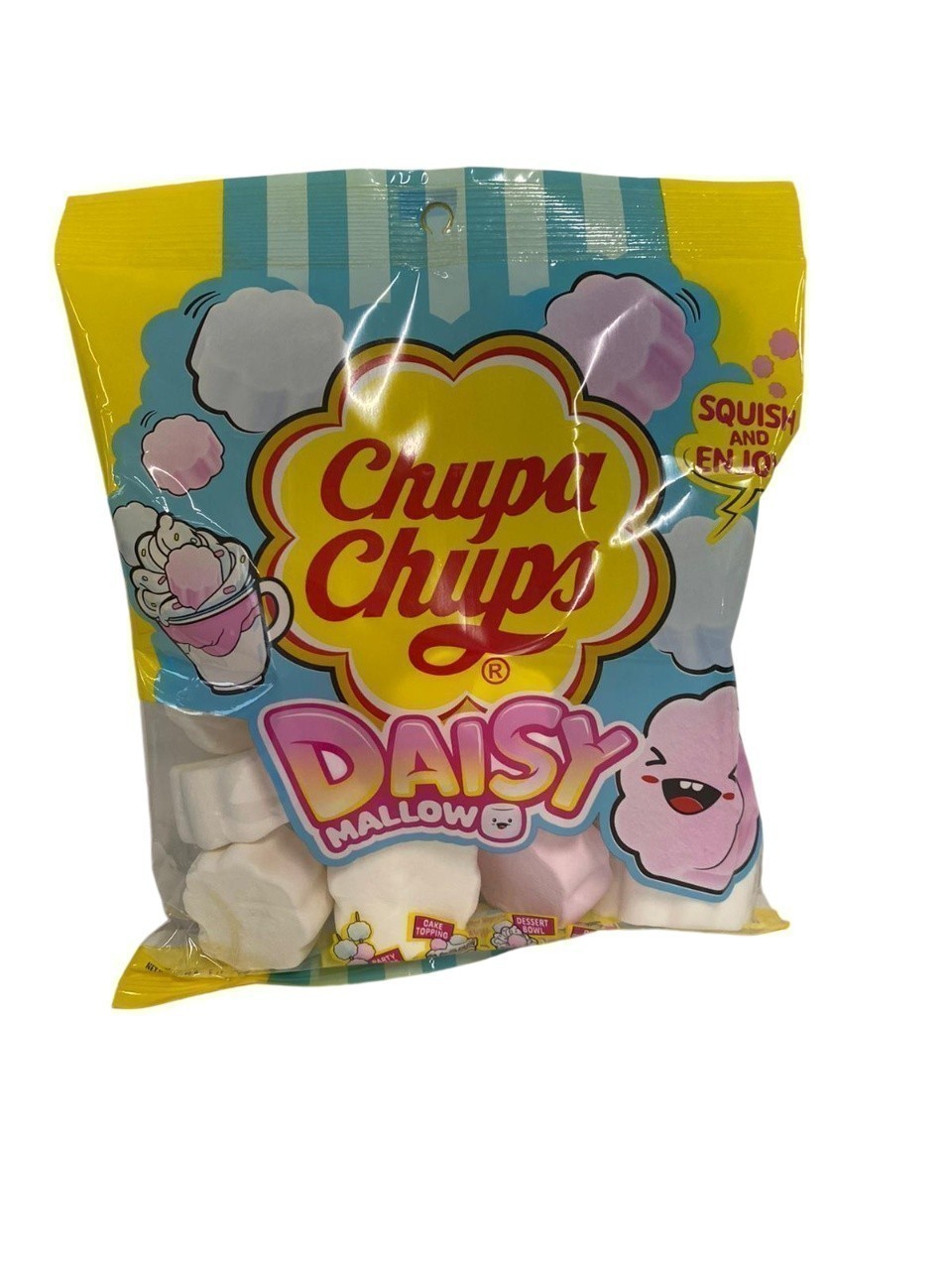 CHUPA CHUPS DAISY MALLOW STRAWB&VNL 140G