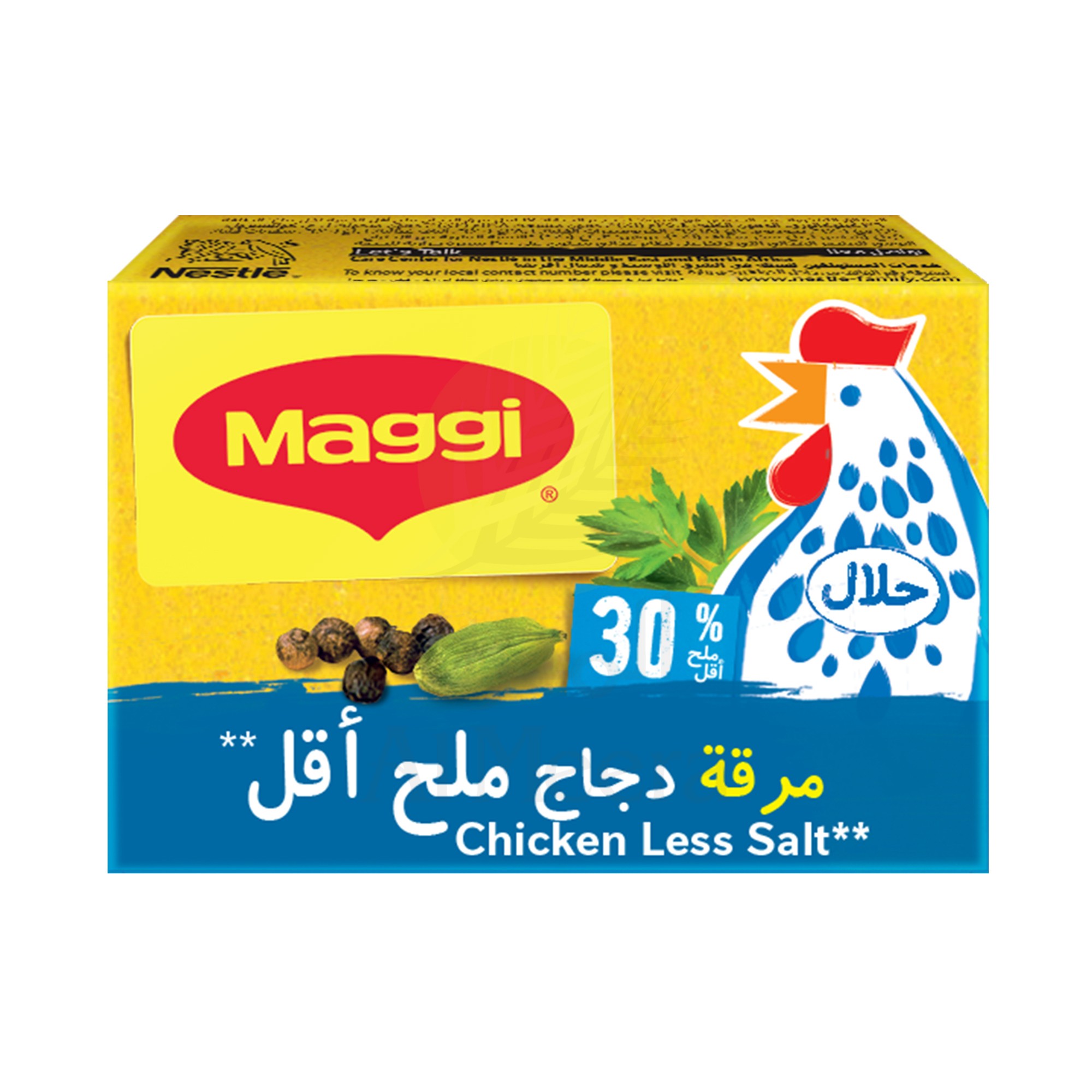 MAGGI CHKN LOW SALT STOCKS 18G