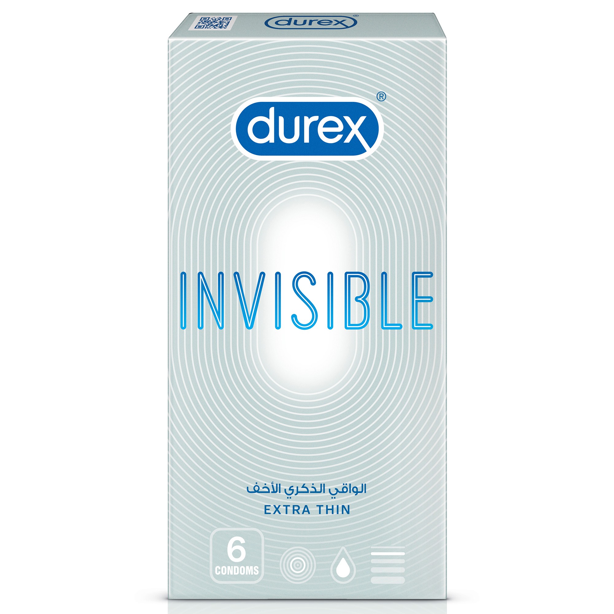 Durex Invisible Extra Thin Condom 6s