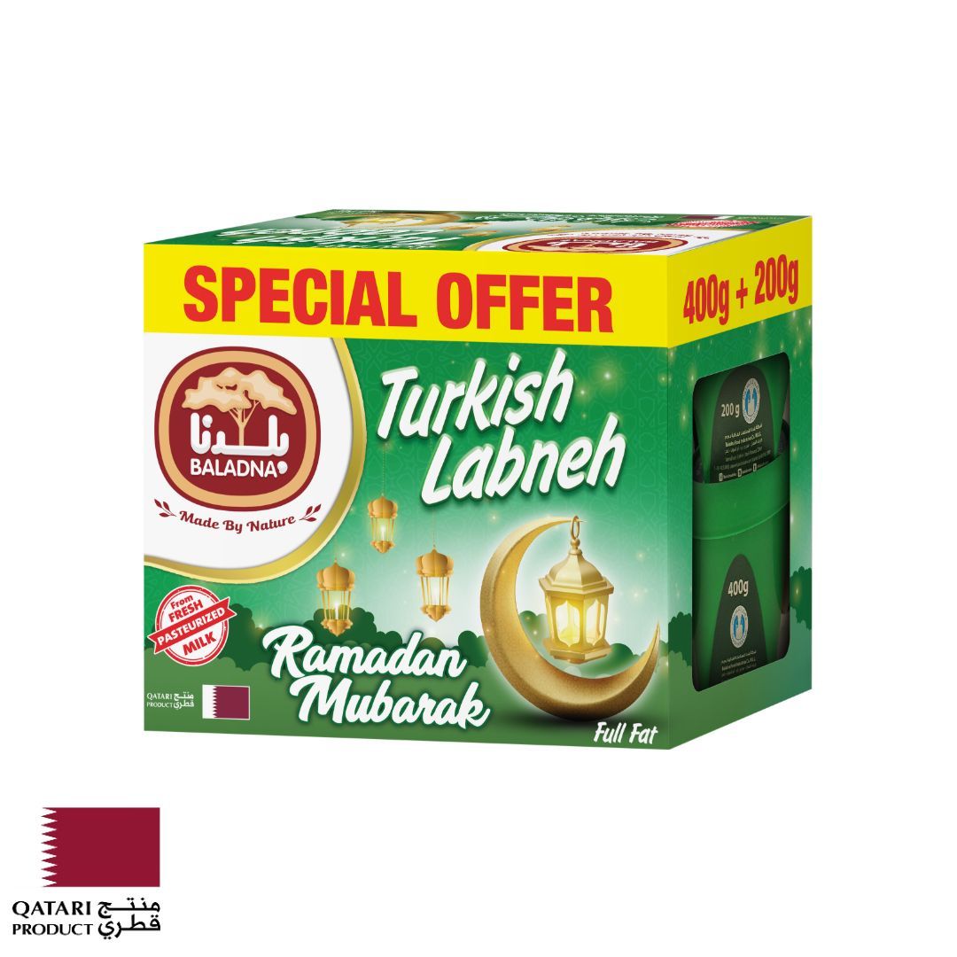 Baladna Turkish Labneh 400G+200G