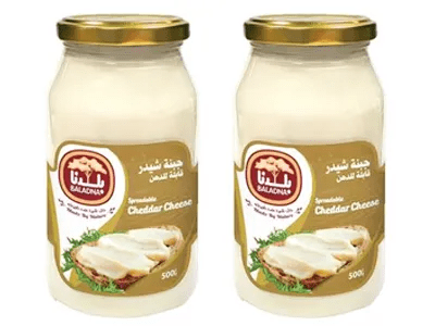 BALADNA CHEDDAR CREAM CHEESE 500GX2
