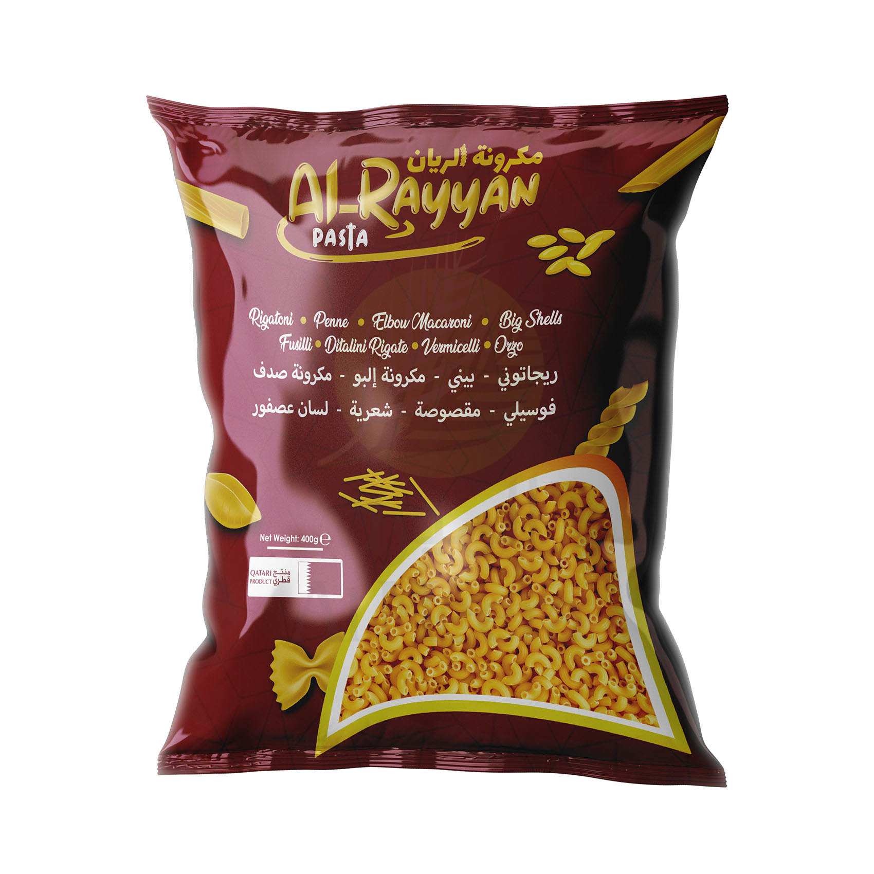 AL RAYYAN SMALL ELBOW PASTA 400G