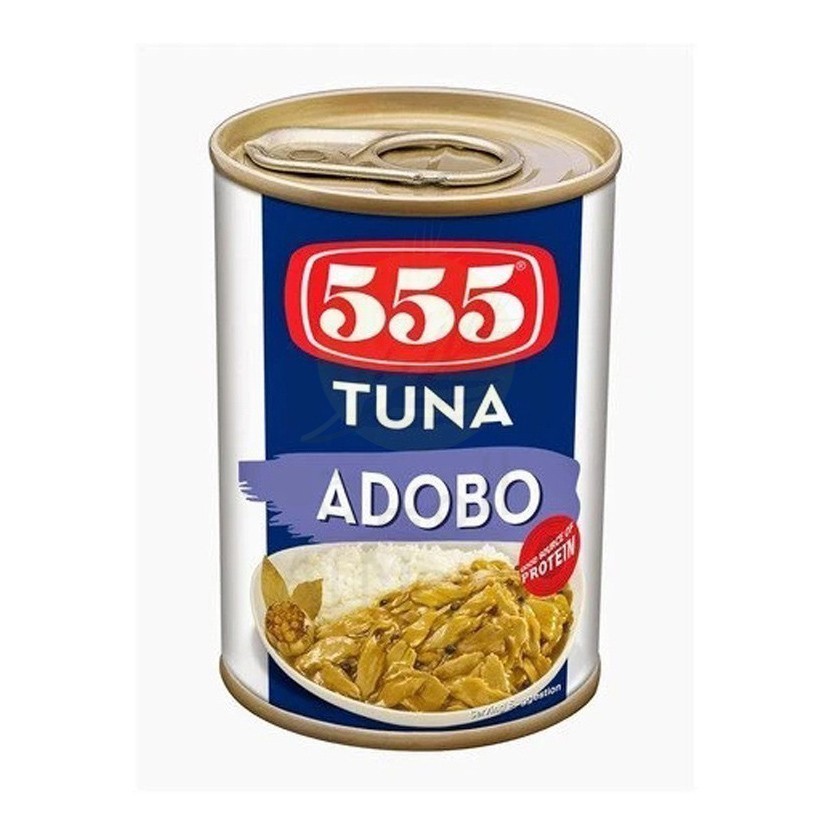 555 TUNA FLAKES ADOBO 155GM