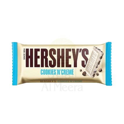 HERSHEYS CHOCOLATE COOKIES N CREME BAR 40G