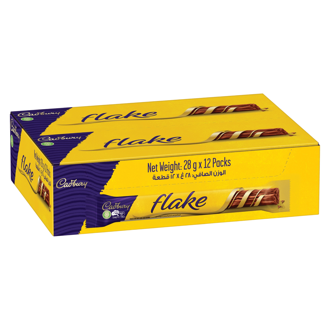 Cadbury Chocolate Flake 28g, pack of 12