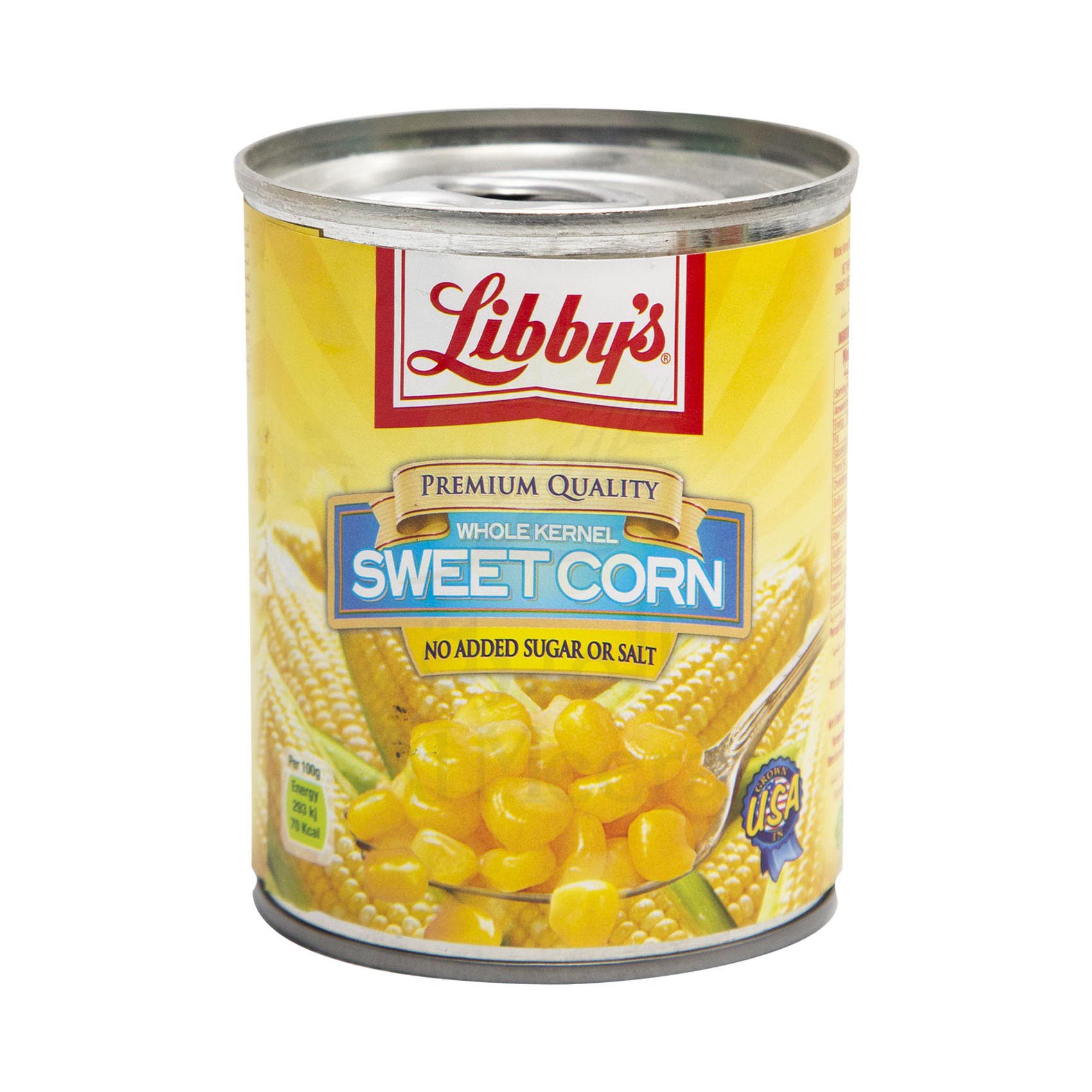 LIBBYS WHOLE SWT CORN W/NO SUG&SALT 198G